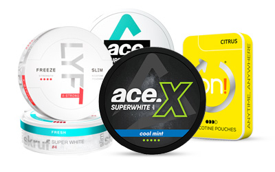 Kaufe Starke Nikotinbeutel | Bestelle Snus online - SnusDirect.com